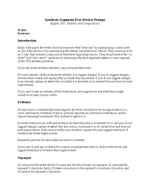 Satvik Tiwari - RAE - Essay example - Satvik Tiwari English 1301 ...