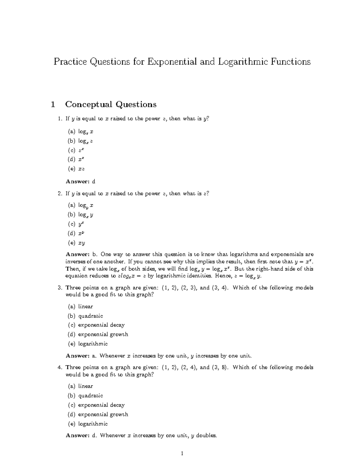 Practice Q Exponential and logarithmic functions Key - Deprecated API usage: The SVG back-end is ...
