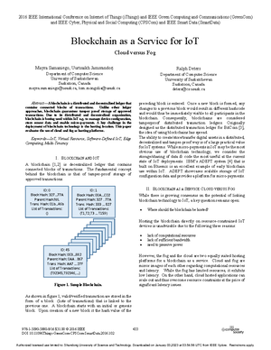 A Blockchain Model for Industrial Internet - edu Abstract – Blockchain ...