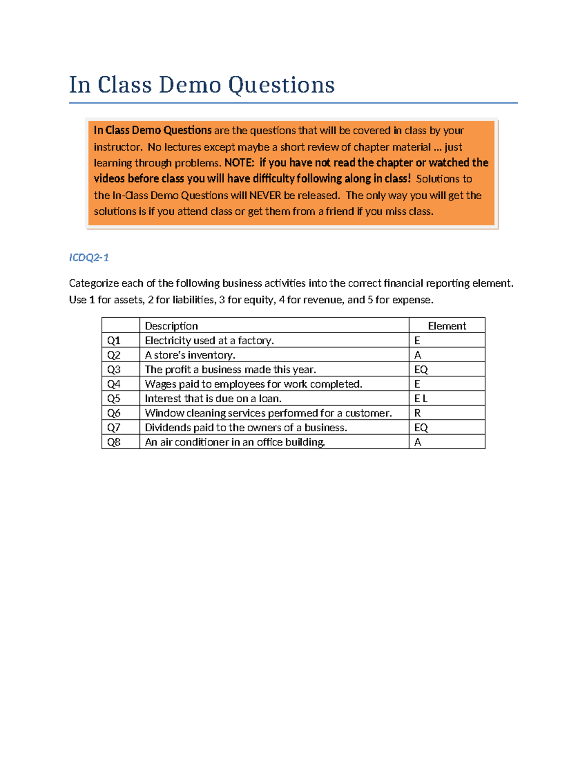 Chapter 2 - In Class Demo Questions - W2022 - In Class Demo Questions ...
