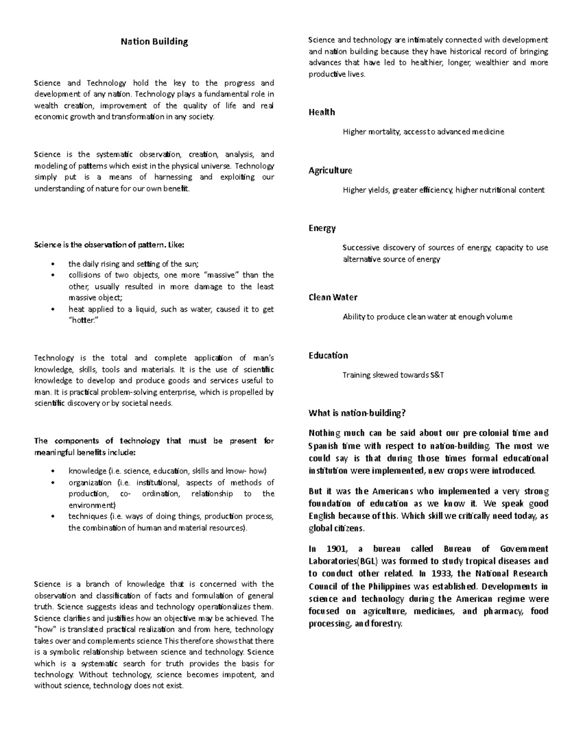 Nation Building - Growth and transformation in any society. - Nation ...