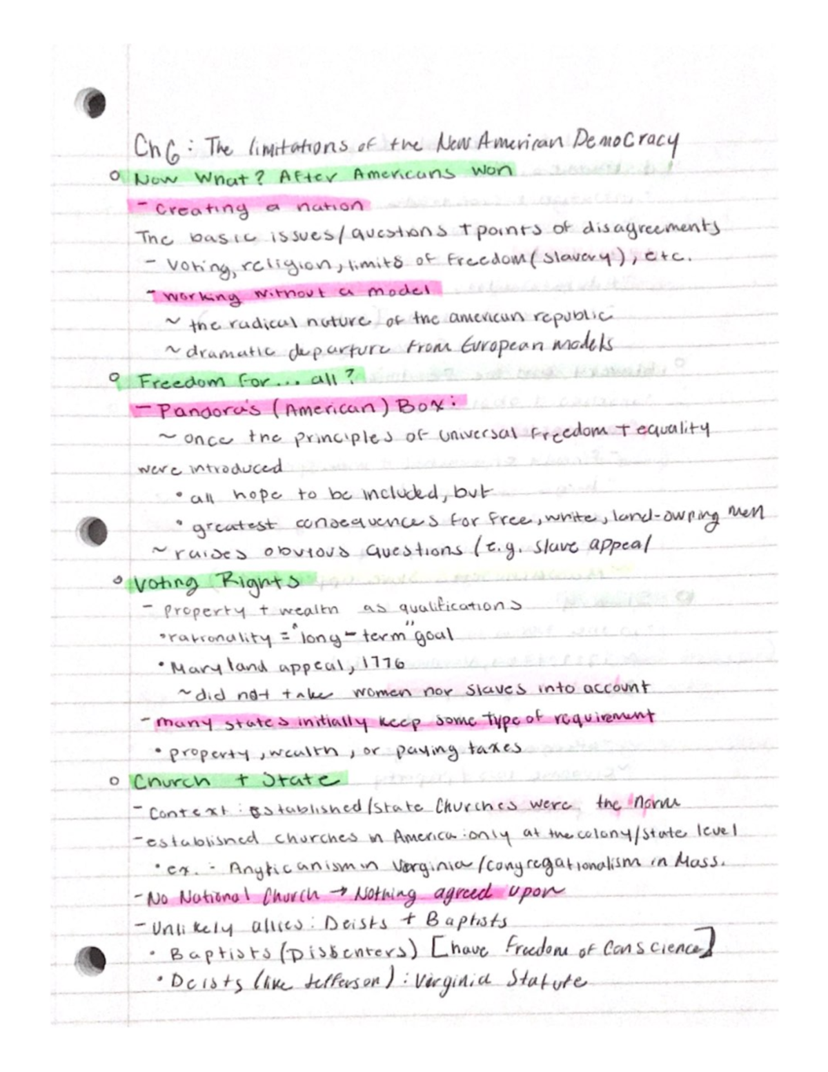 Ch 6-10 - Kyle Welty - HIST1301 - Studocu