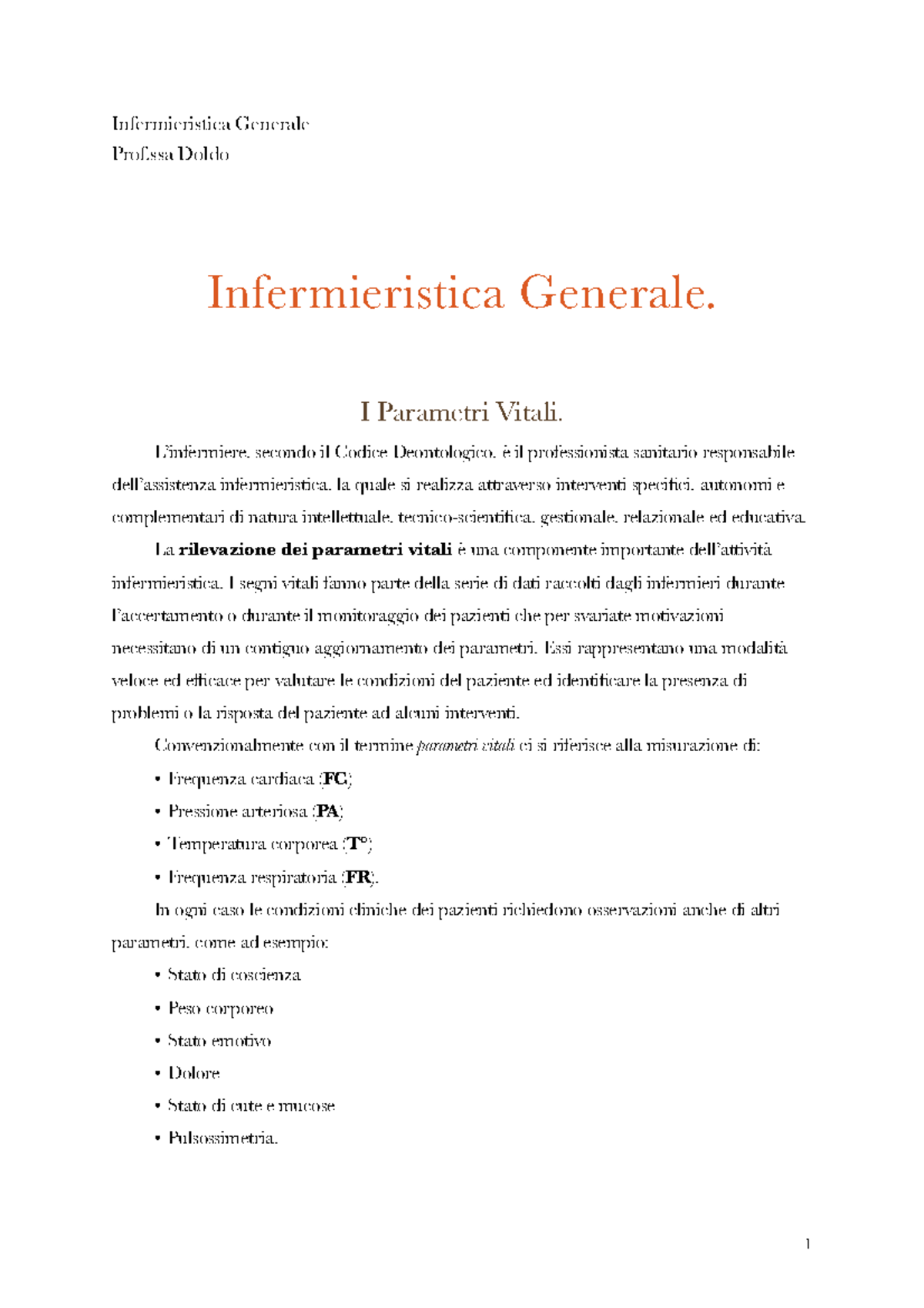 Infermieristica Generale - Teorie DEL Nursing - Infermieristica ...