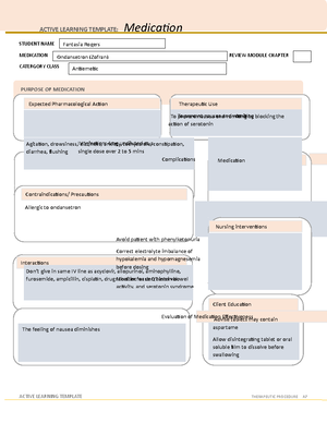 Ketorolac - med card - ACTIVE LEARNING TEMPLATE: Medication STUDENT ...