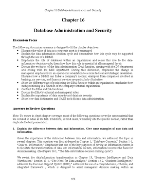 Chapter 2 Data Models Im Ed12 - Database Systems - Chapter 2 Data Models Discussion Focus ...