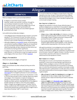Allusion-Lit Chart - cheat sheet - Allusion What is an allusion? Here’s ...