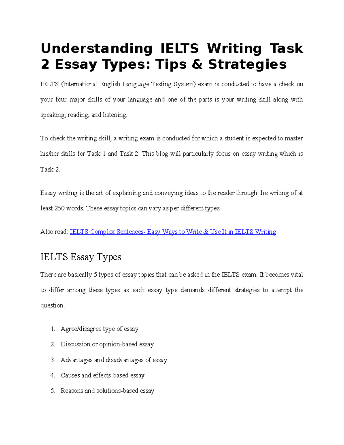 Templates - essay notes - Understanding IELTS Writing Task 2 Essay ...