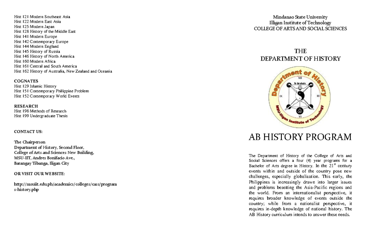 History brochure - Summary The Life and Works of Jose Rizal - Hist 121 ...