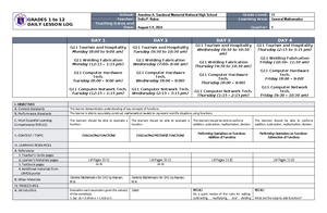 Grade Range - BSBA major in Financial Management - Republic of the ...