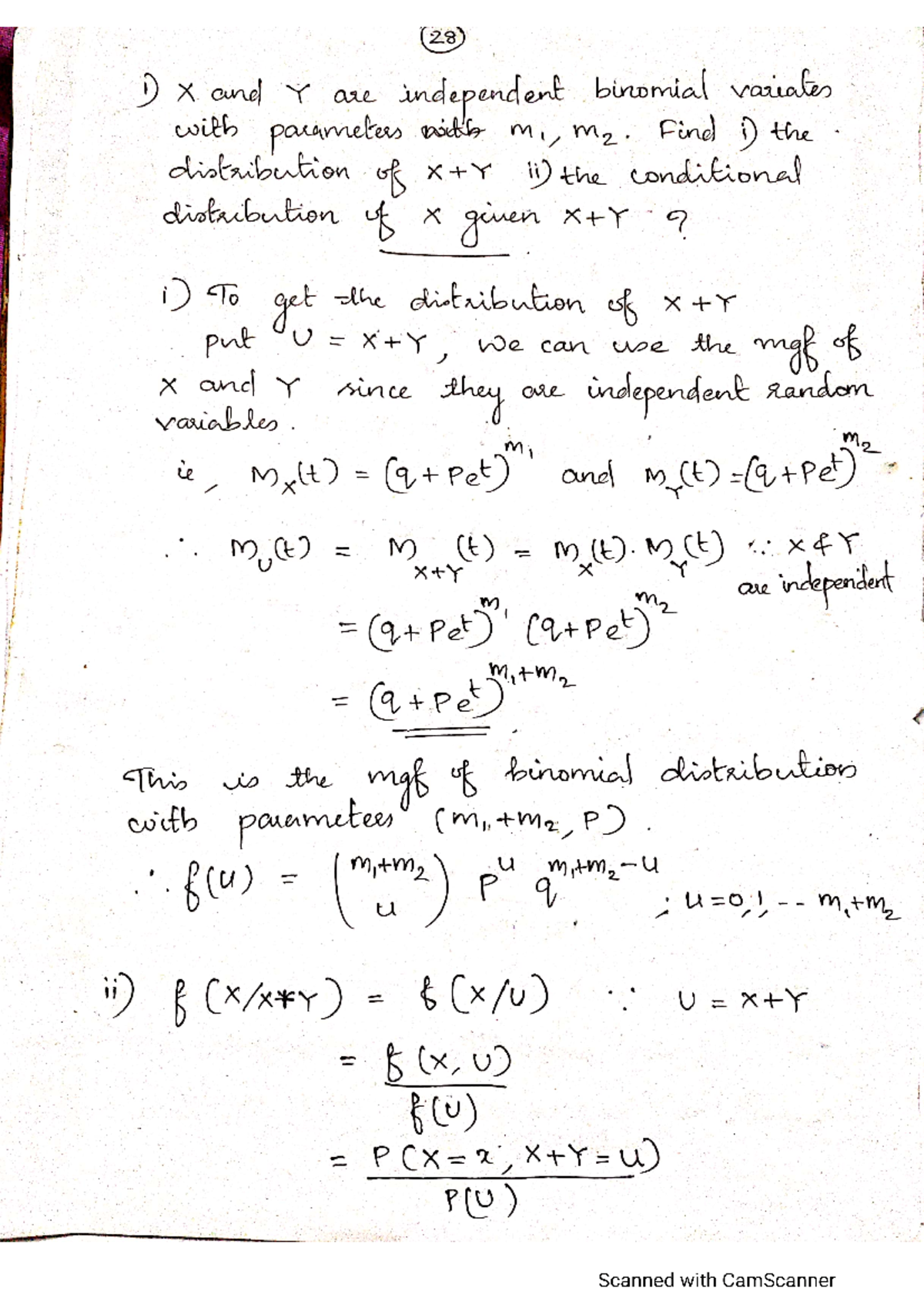 Binomial problems - It contains uniform and discrete distributions ...