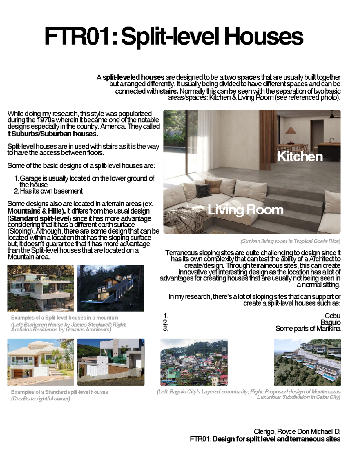 Split-level - Split level - FTR01: Split-level Houses A split-leveled ...