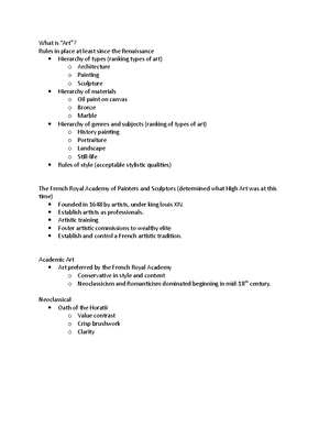 Art Historical Analysis Worksheet 2 - ARH 104 Art Historical Analysis ...