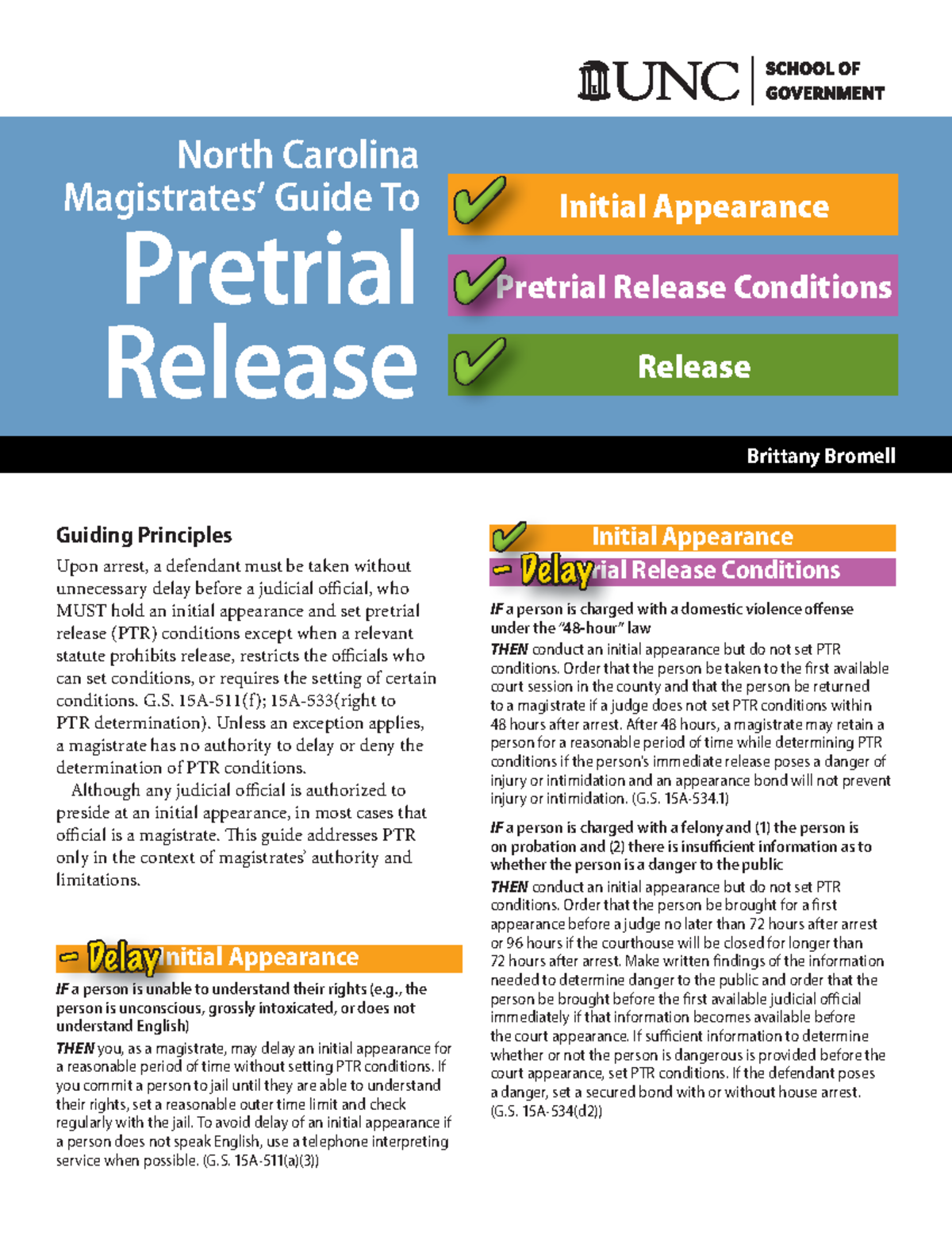 2023-09-06 2023136 Pretrial Release Bromell - North Carolina ...