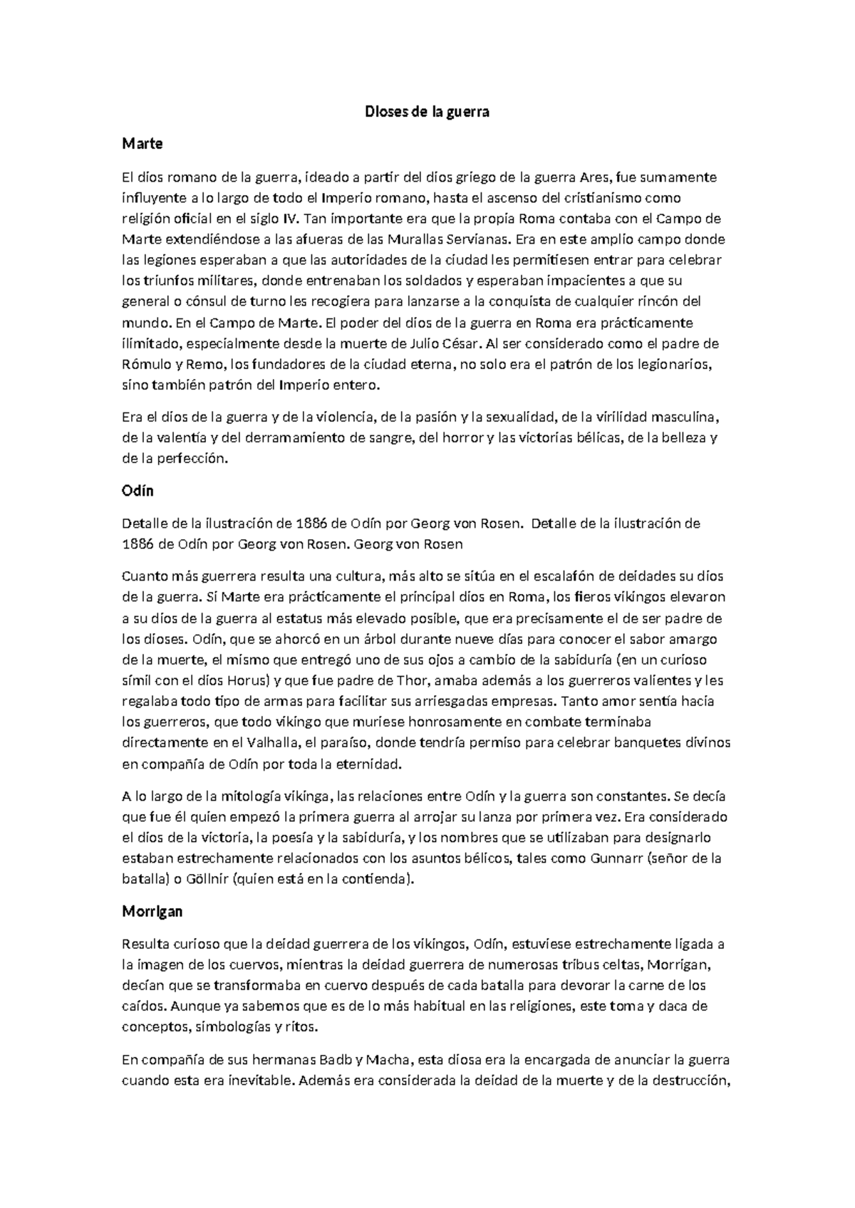 Dioses de la guerra - Dioses de la guerra Marte El dios romano de la ...
