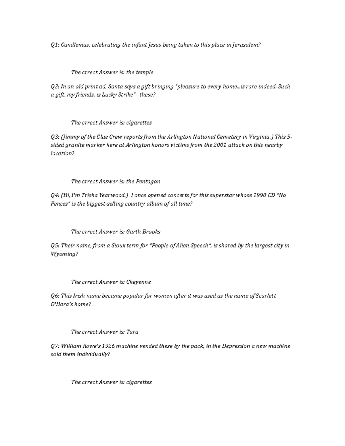 4 Practice for PQCS - Basic Lecture Notes - Q1: Candlemas, celebrating ...
