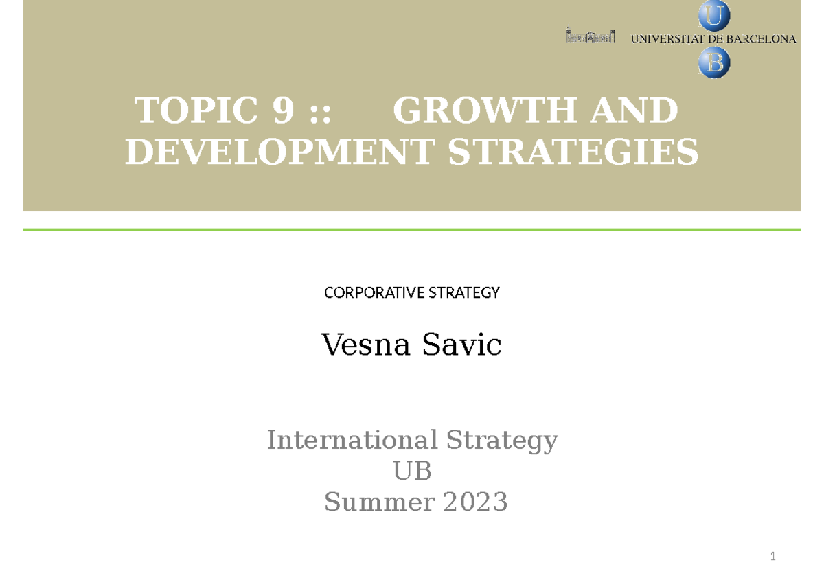 9.1 Growth and Development Strategies Directions - TOPIC 9 :: GROWTH ...