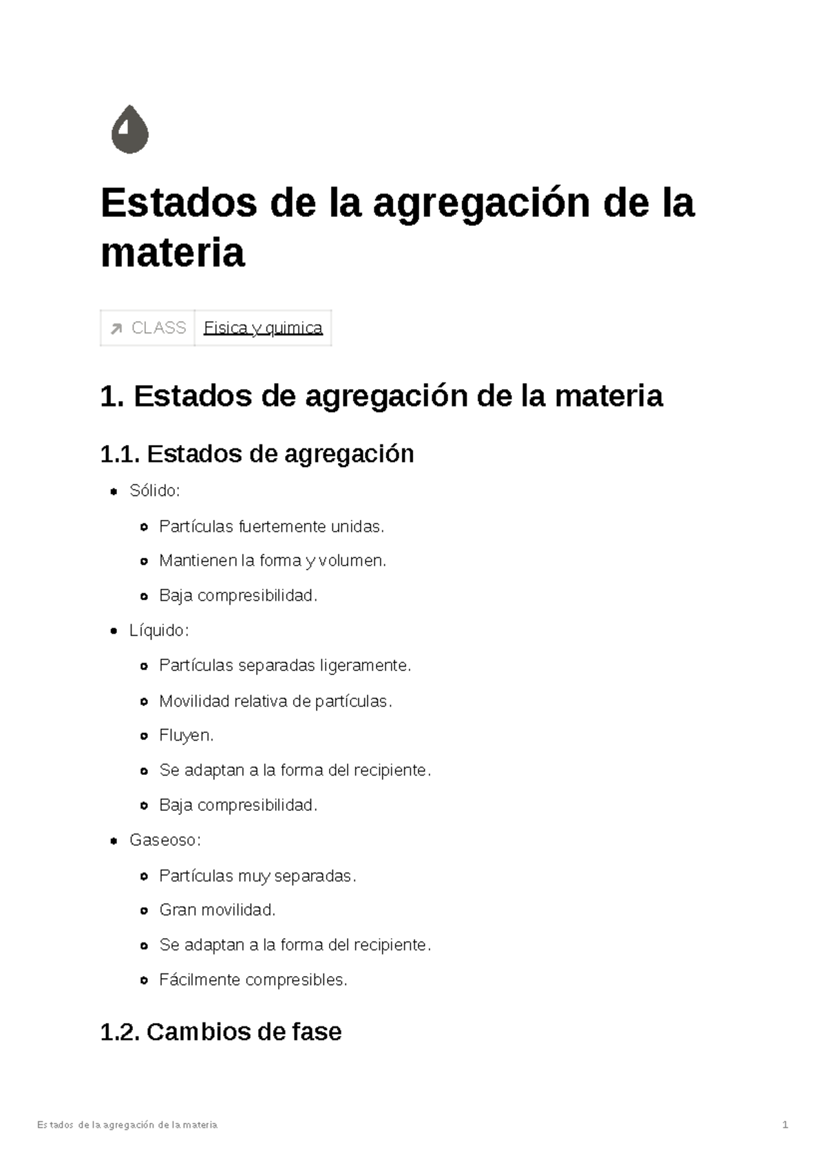 Estados de agregación de la materia - Estados de la agregación de la ...