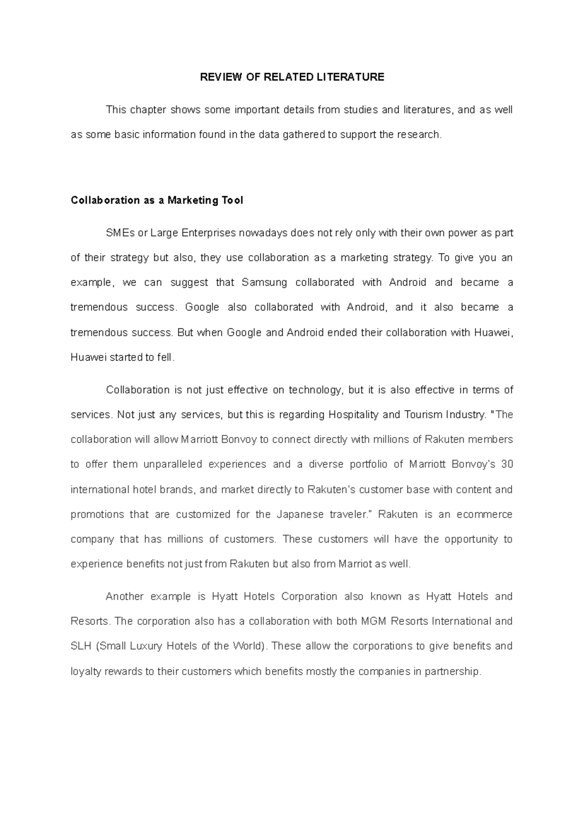 Review of Related Literature - REVIEW OF RELATED LITERATURE This ...