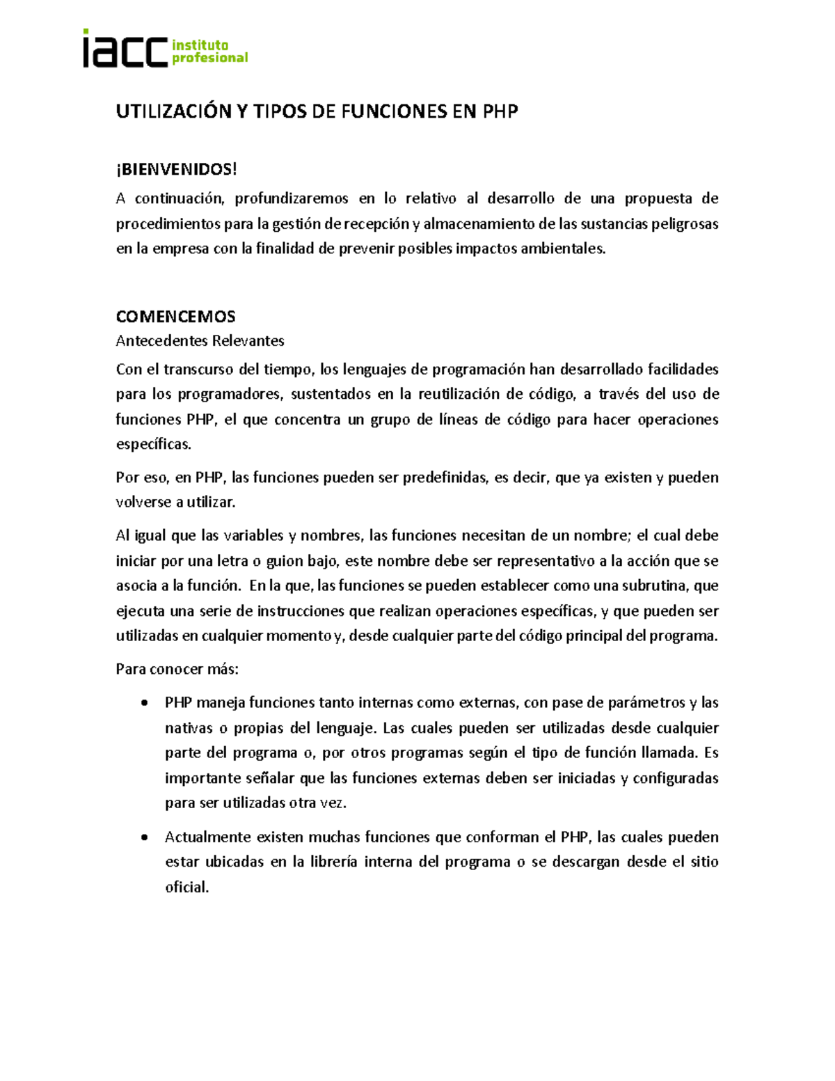 S3 Notas Profundizacion ACC Progr 1303 - UTILIZACIÓN Y TIPOS DE ...