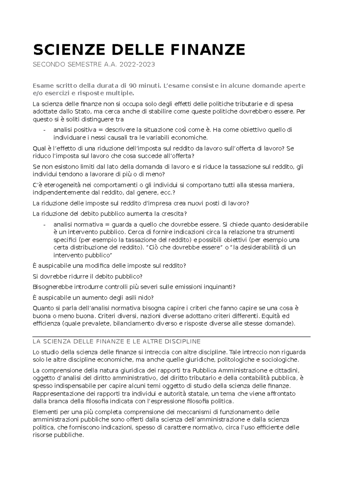 Nuovo Documento di Microsoft Word - SCIENZE DELLE FINANZE SECONDO ...