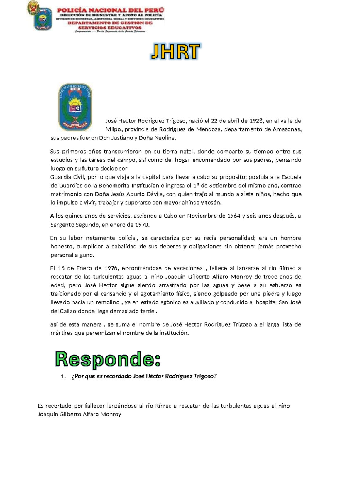 Lectura - JHRT Sem 2 - :) saludos - José Hector Rodriguez Trigoso ...