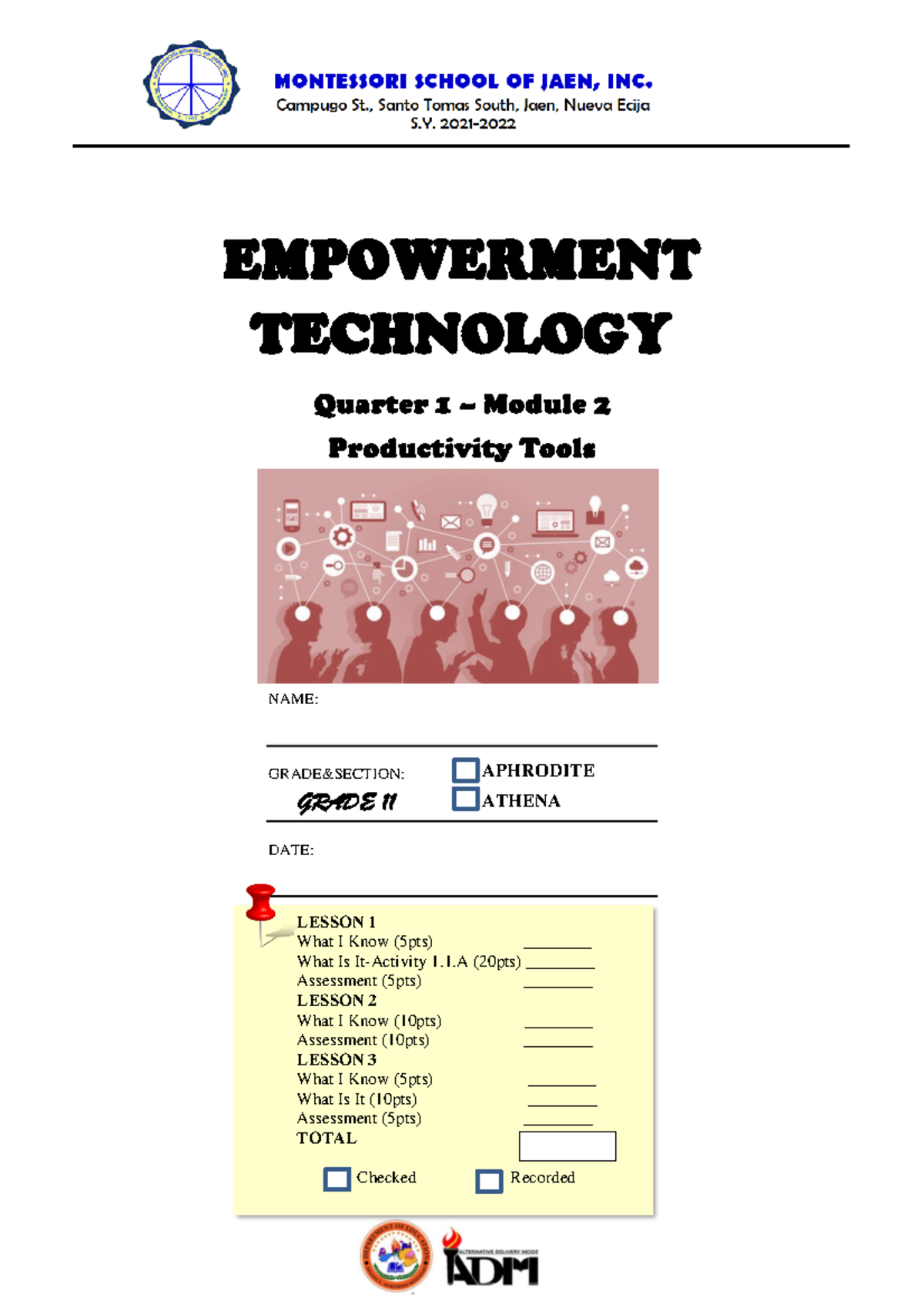 Empowerment-Technology-SHS Q1 Mod2 Productivity Tools Final FOR ...