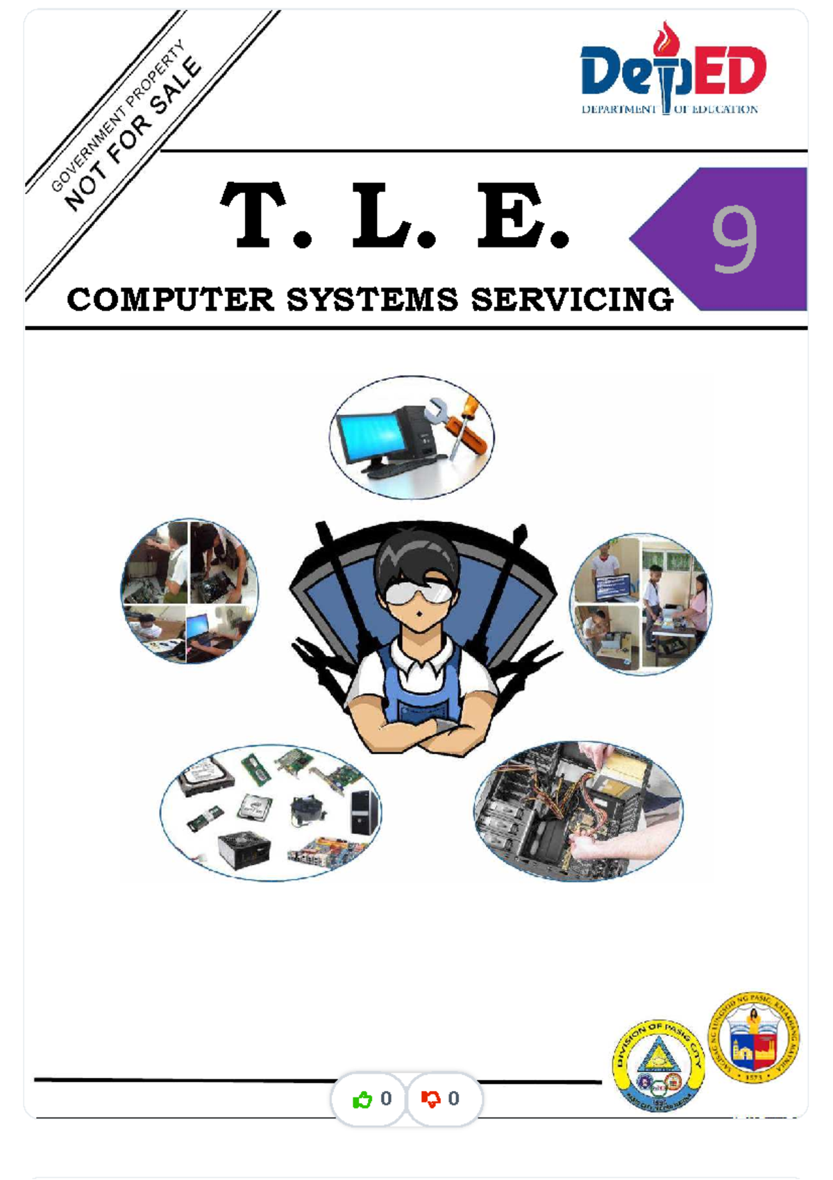 Identifying hand tools - 9 T. L. E. COMPUTER SYSTEMS SERVICING ...