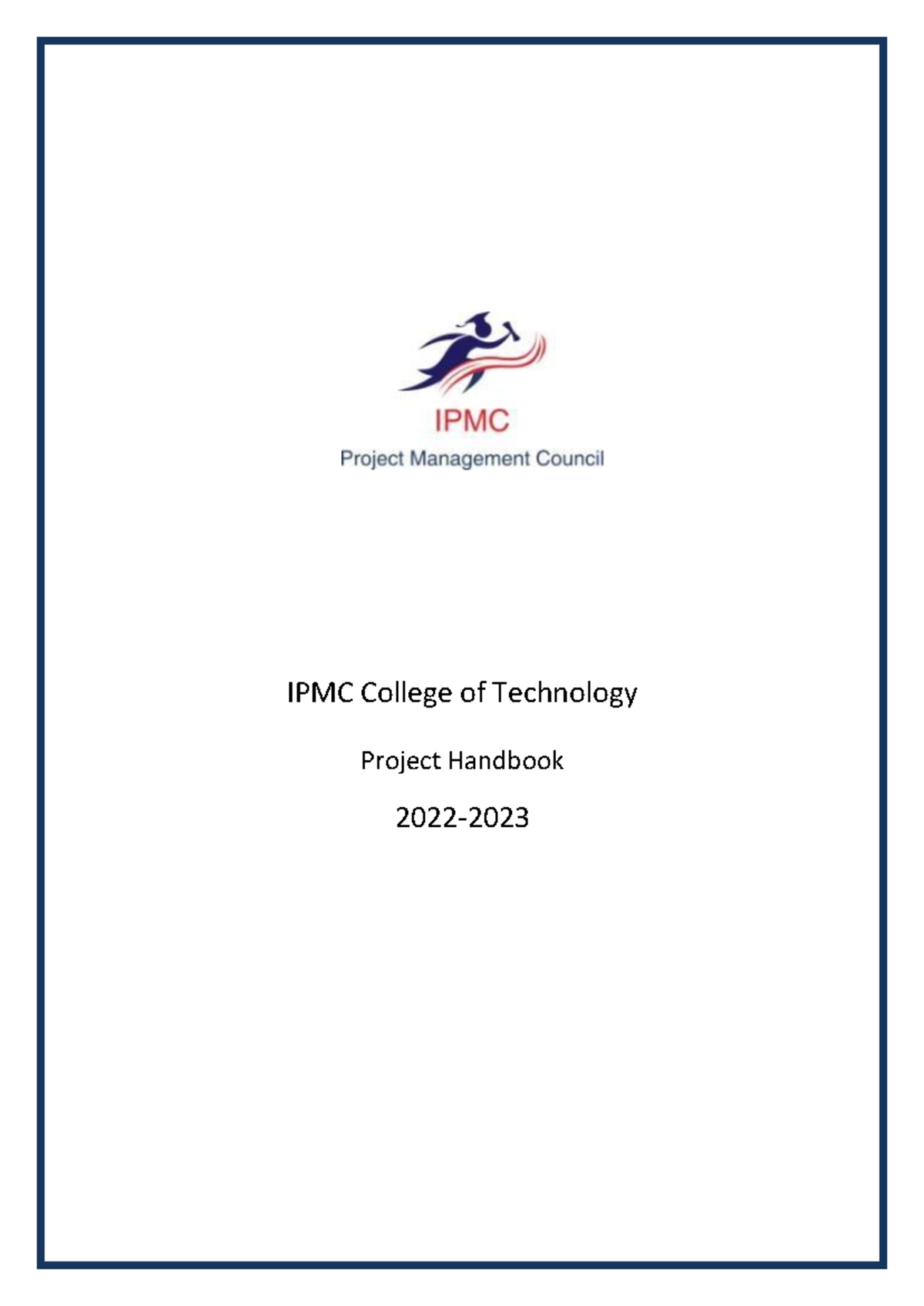 Student Project Handbook 2022-23 - IPMC College of Technology Project ...