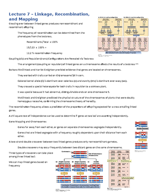 Genetics Test 2 Notes - Lecture 8 Types of chromosome mutations ...