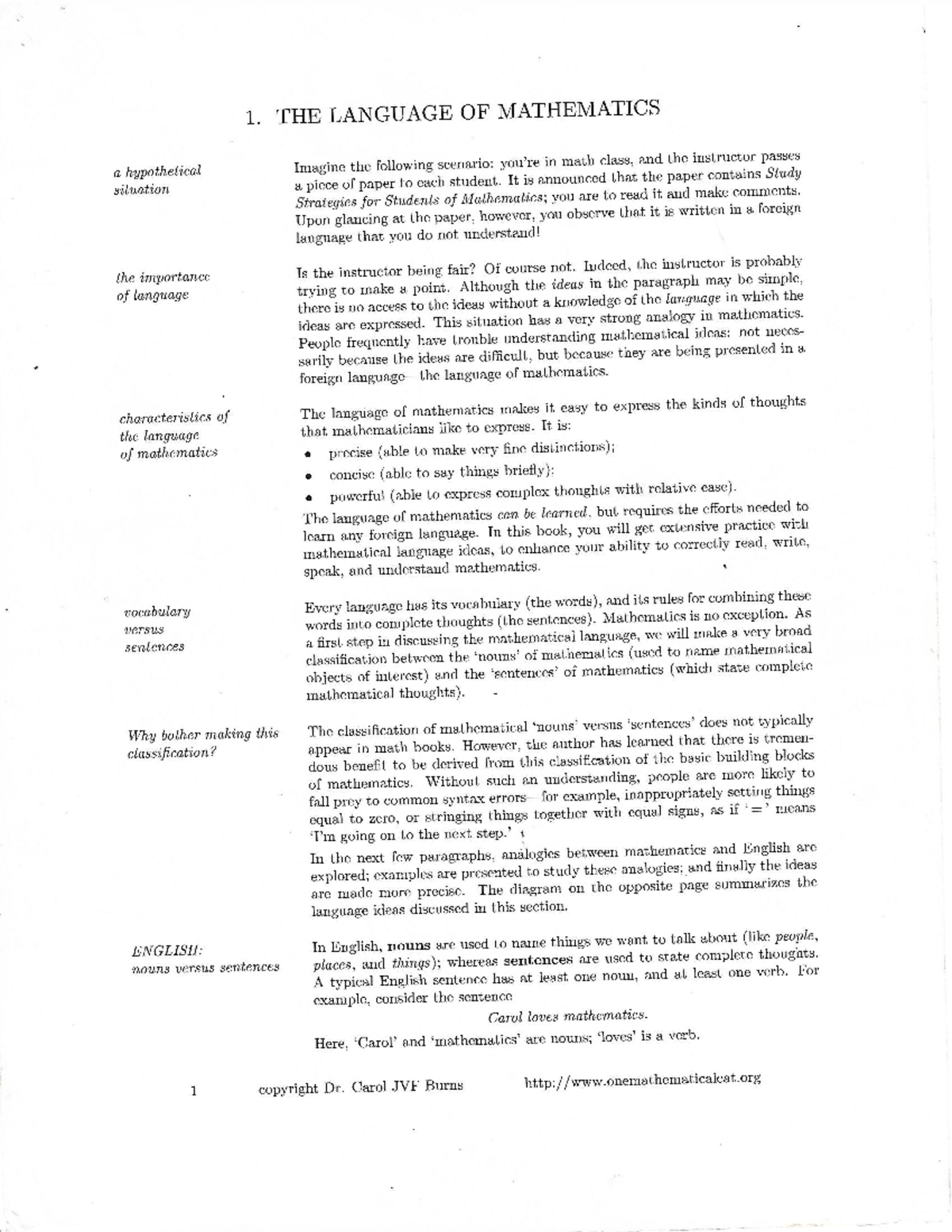 THE Language OF Mathematics - Shs Stem - Studocu