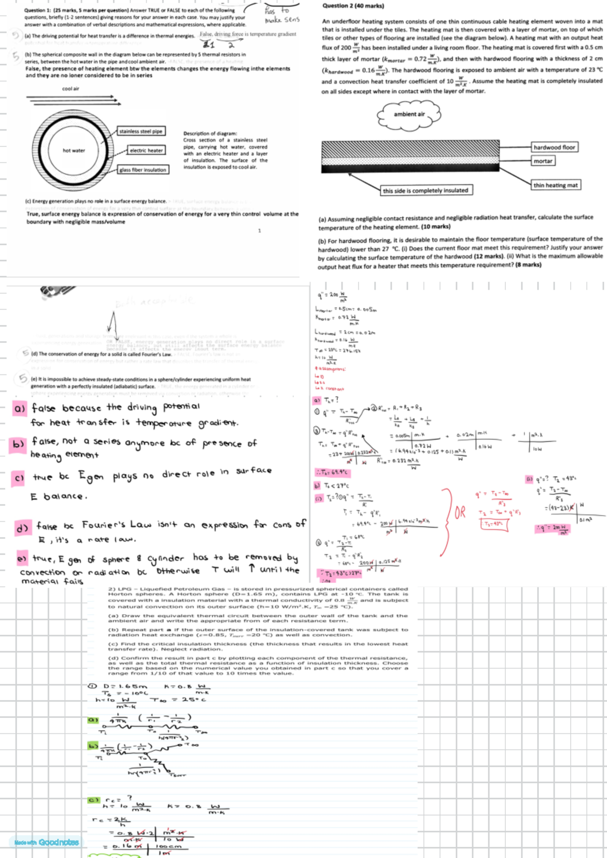 Untitled Notebook-1 - REGVTFBGFBRGT - Question 1: (25 marks, 5 marks per question) Answer TRUE ...