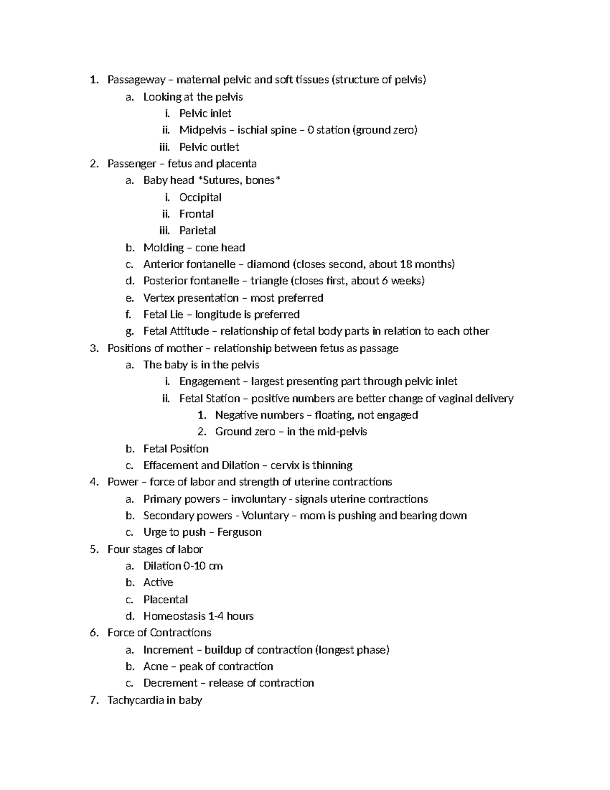 Birth Lecture 3:18 - OB unit - Passageway – maternal pelvic and soft ...
