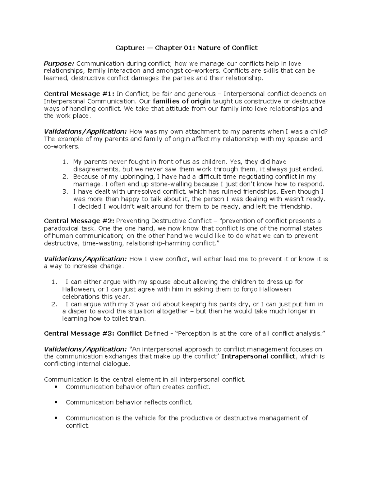 Capture 3 - Capture: — Chapter 01: Nature of Conflict Purpose ...