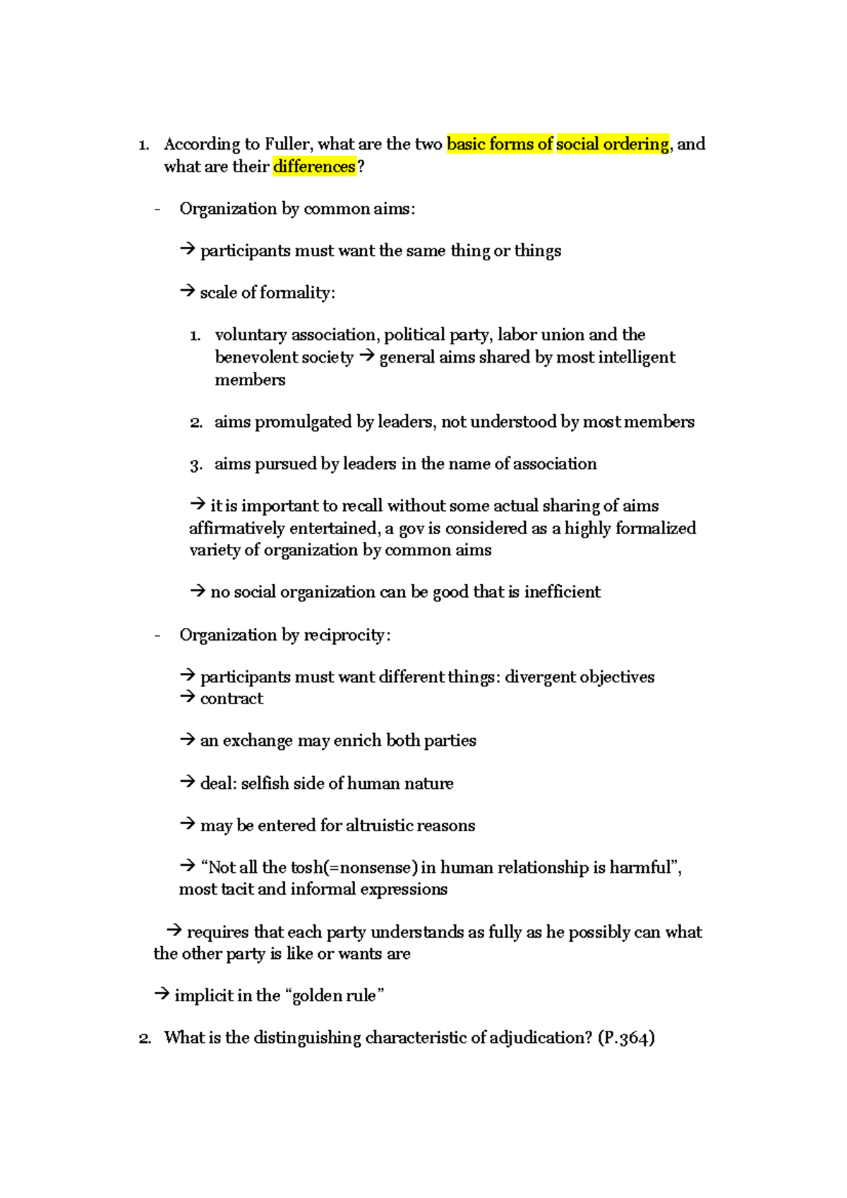 Tutorial 3 - According to Fuller, what are the two basic forms of ...