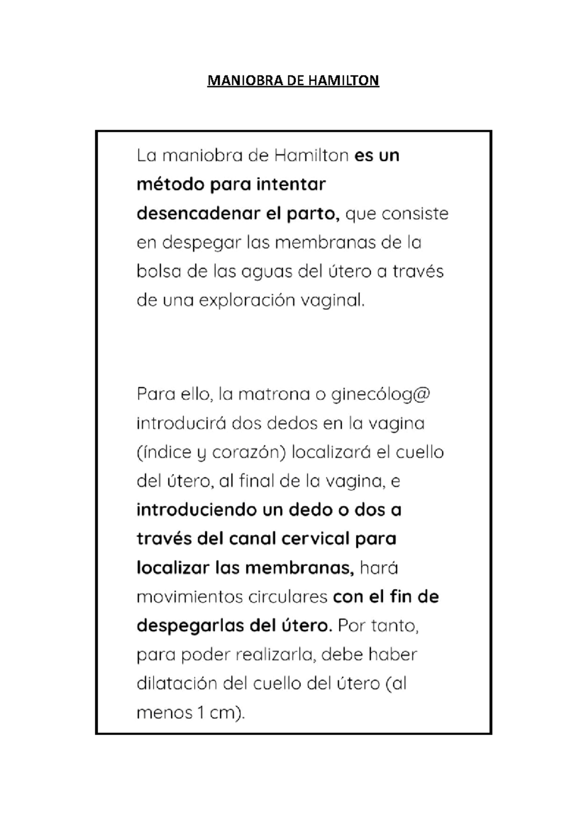 Maniobra DE Hamilton - TRABAJO - Bioquímica y Biología Molecular ...