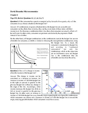 Chapter 5, David Besanko Microeconomics. Assignment 2 - David Besanko ...