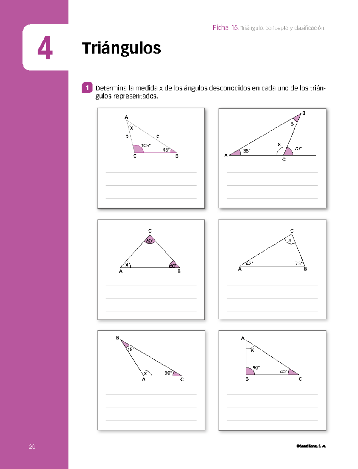 Triángulos - material de apoyo para estudiar para los examenes - 1 ...