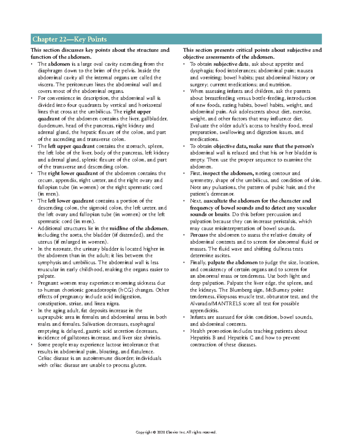 Chapter 022 - power points - Copyright © 2020 Elsevier Inc. All rights ...