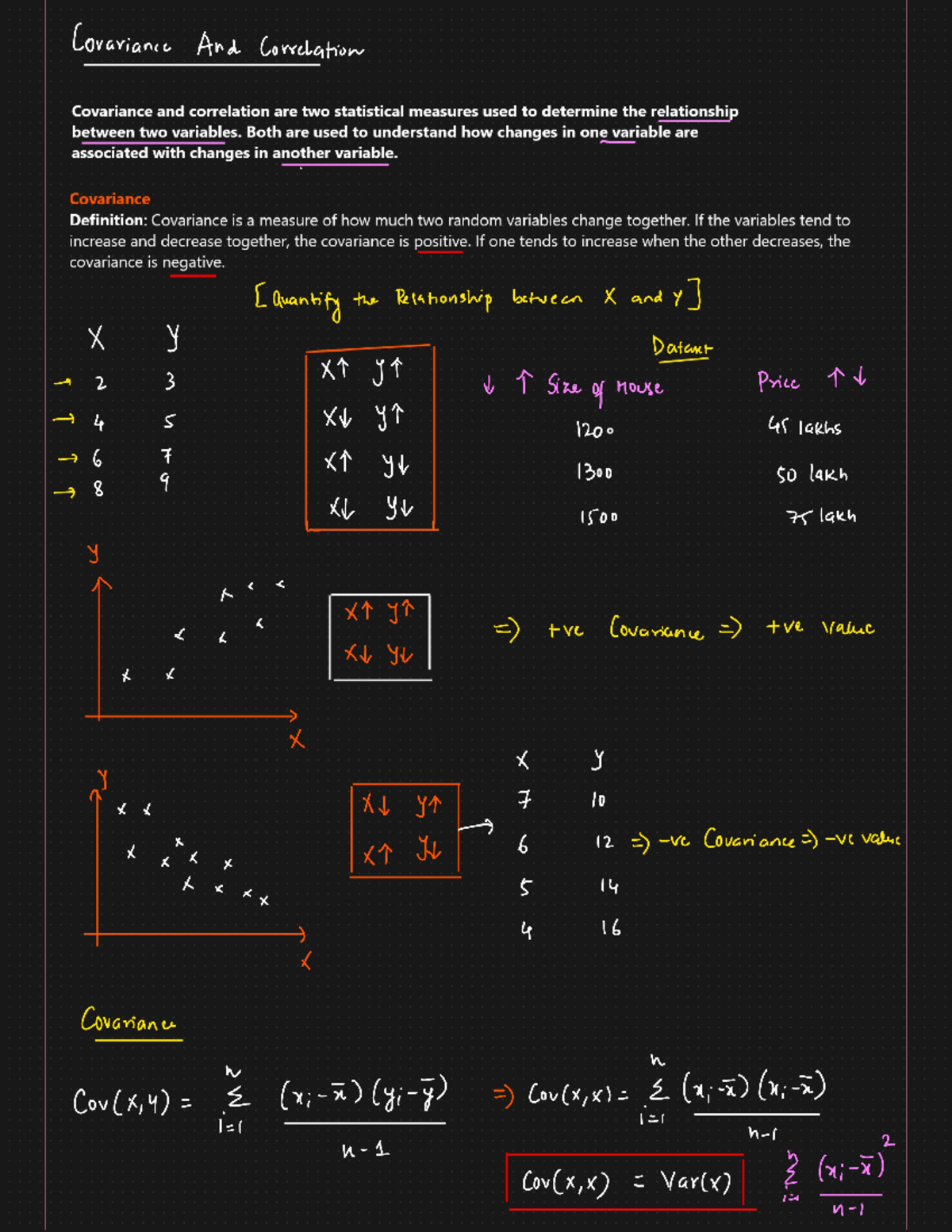 8-Correlation+And+Coefficient - Covaviance And Correlation Covariance ...