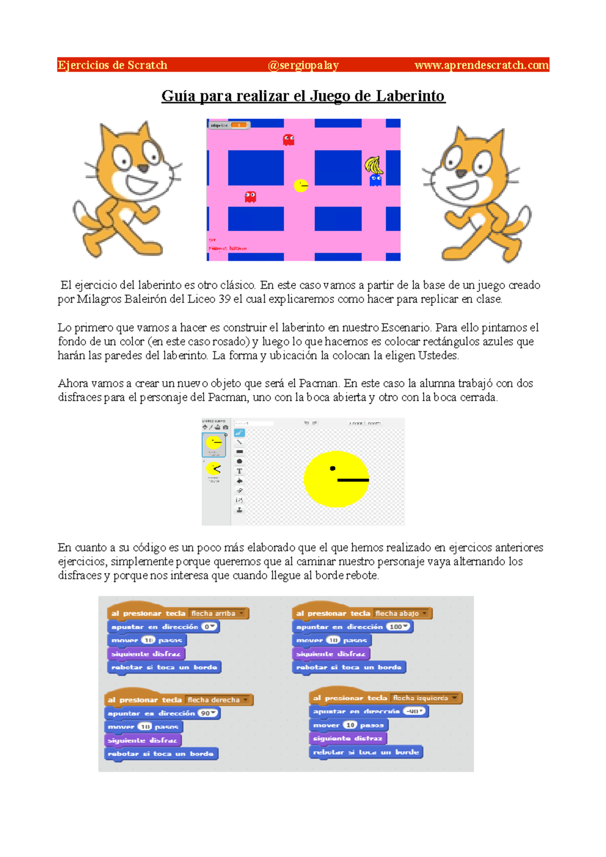 Ejercicio de juego laberinto - Ejercicios de Scratch@aprendescratch ...
