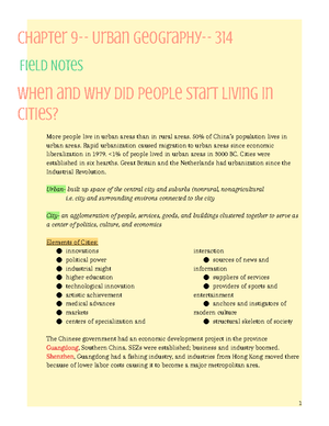 Aphug Unit 2.2 Outline - Human Geography Notes - Unit 2 - Population ...