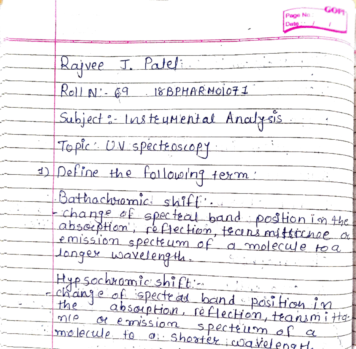 18 Bpharm 01071 July 10 - .. it is assignment of pharmaceutical ...