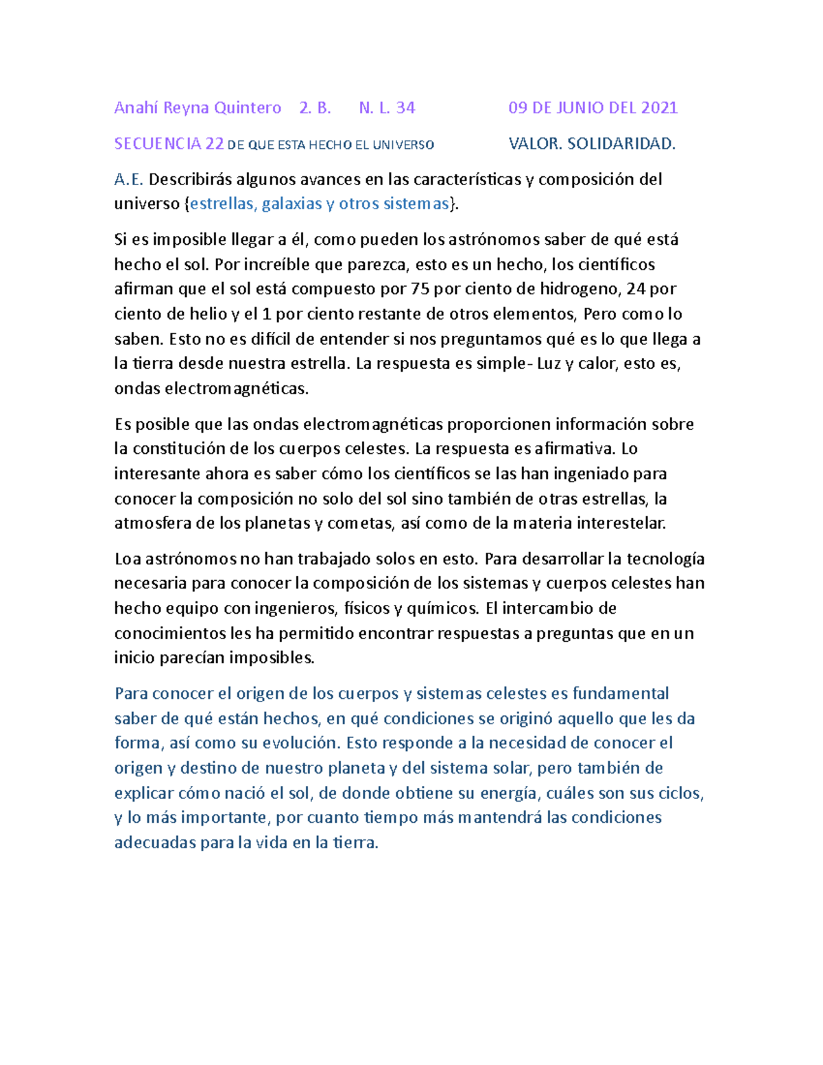 Anahí Reyna Quintero- fisica - Anahí Reyna Quintero 2. B. N. L. 34 09 ...