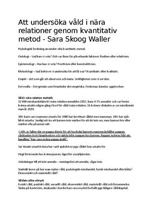 [Solved] Redogr fr olika epistemologosika synstt - Grunder i ...