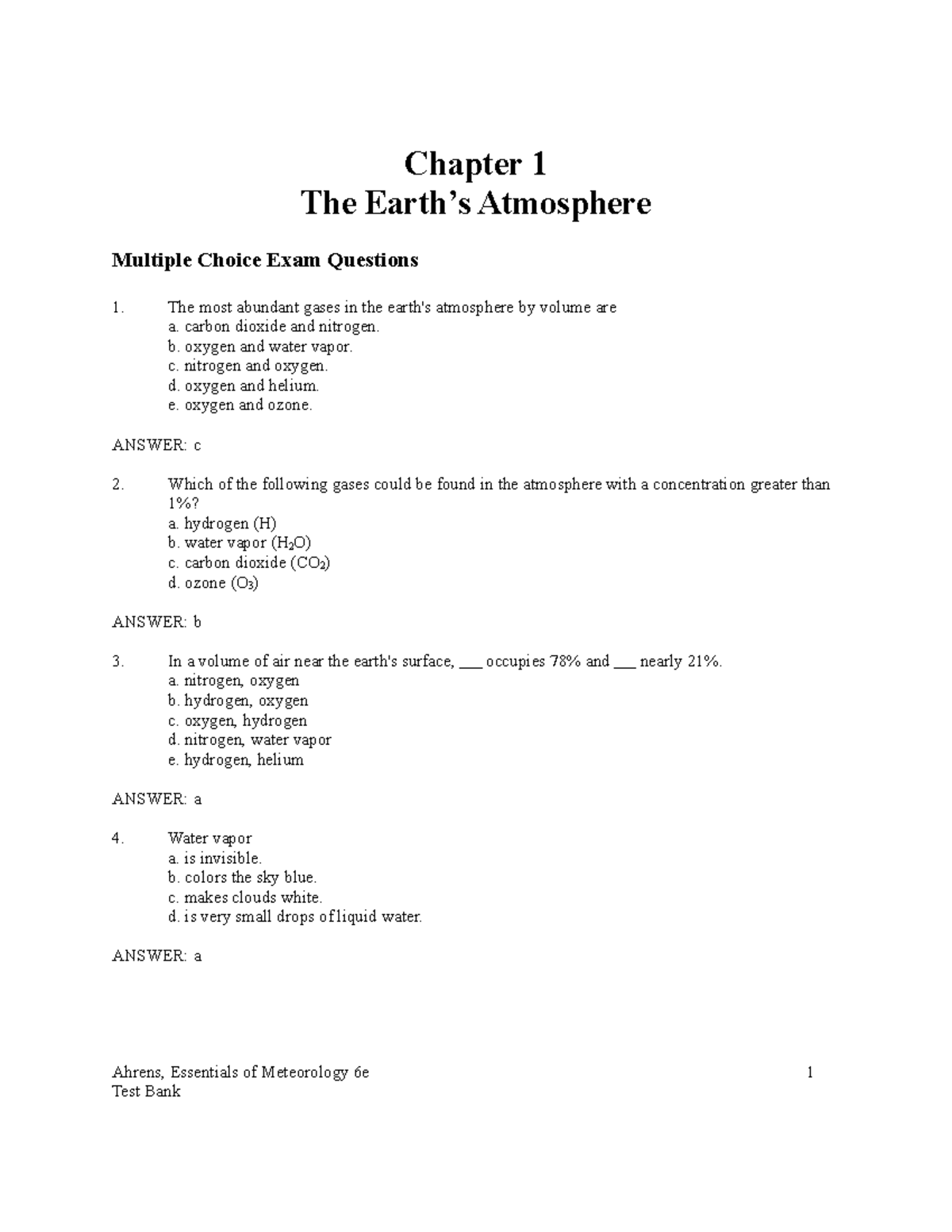 Sample/practice exam 22 October 2018, questions and answers - Chapter 1 ...