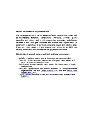 Module 3 Lesson 2 THE Globalization OF Religion - MODULE III LESSON 2 THE GLOBALIZATION OF ...