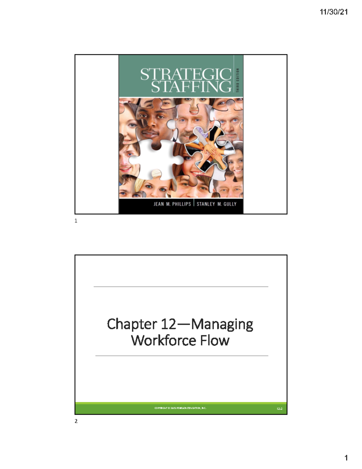 Chapter 12—Managing Workforce Flow - COPYRIGHT © 2015 PEARSON EDUCATION ...