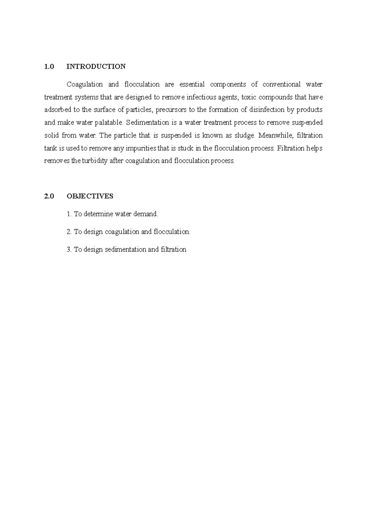 ECW567 Individual Assignment - Water and Wastewater Engineering - UiTM ...