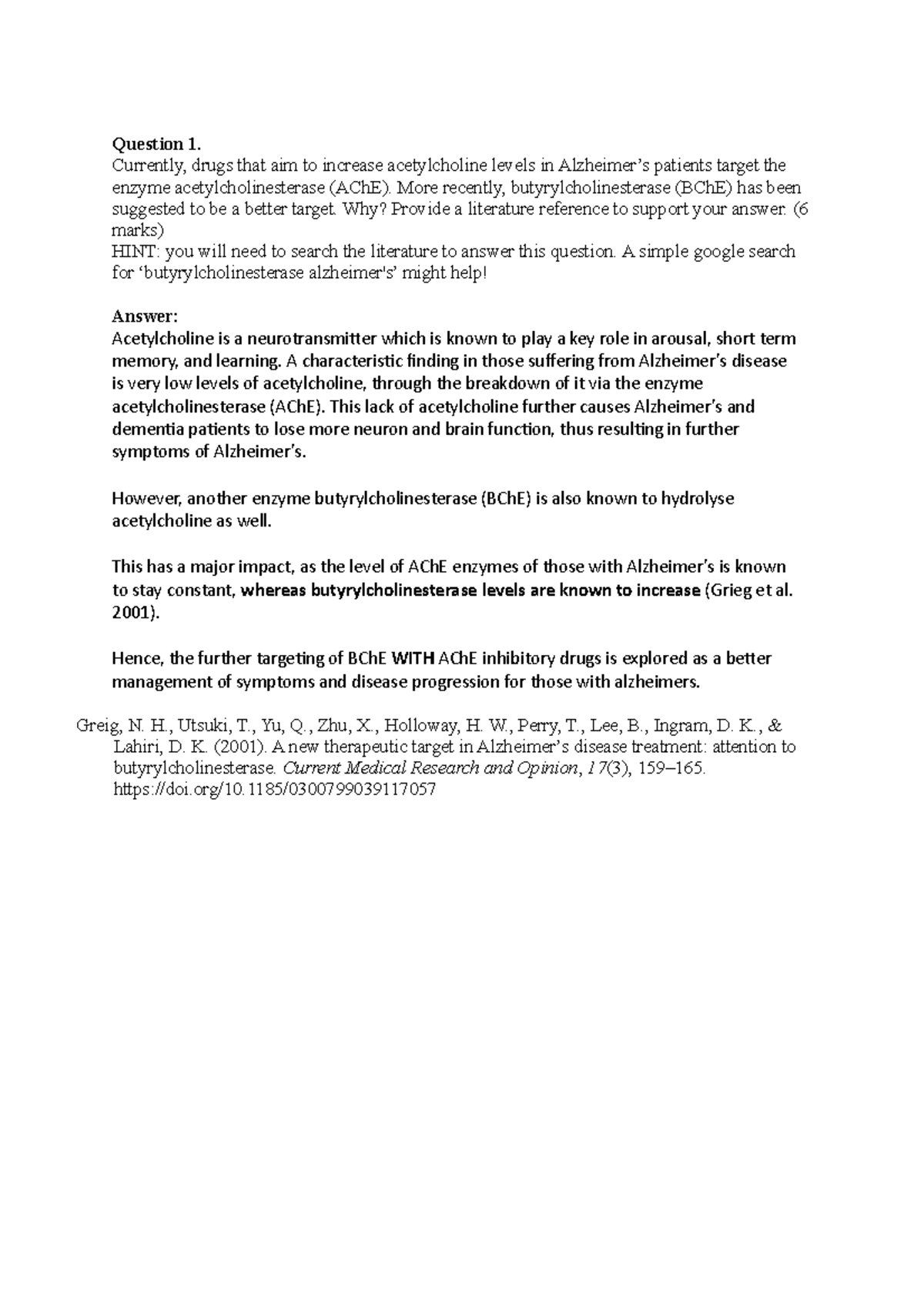 Appendix 6 questions 444444 - 65001 - Studocu