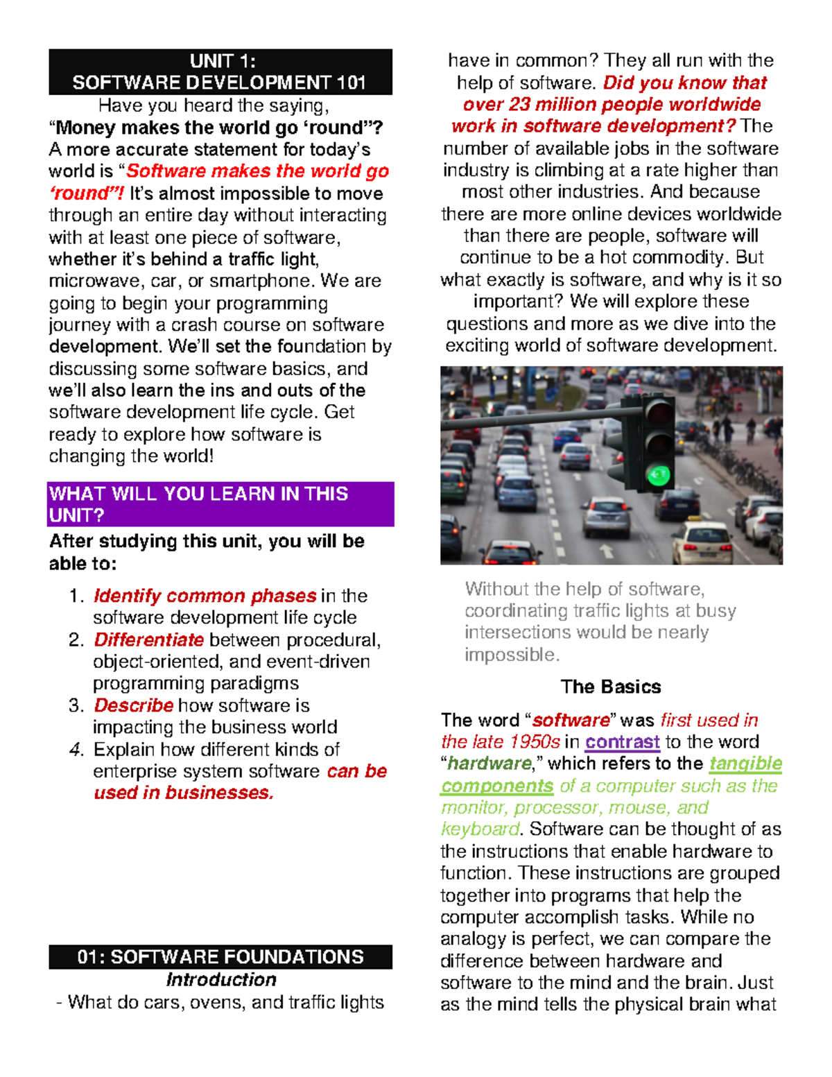 PLD Reviewer - Programming notes - UNIT 1: SOFTWARE DEVELOPMENT 101 ...